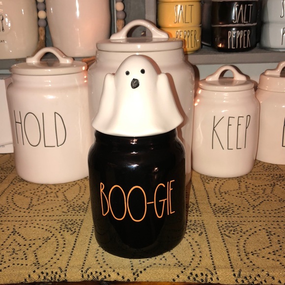 Rae Dunn | Holiday | Rae Dunn Boogie Baby Canister With Ghost Topper ...